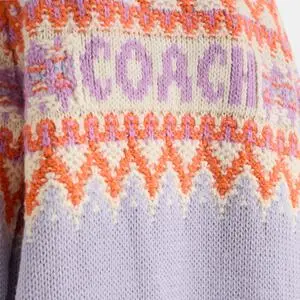 COACH Restored Fair Isle Ski Sweater
