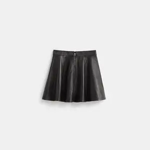 COACH Restored Leather Cheerleader Skirt