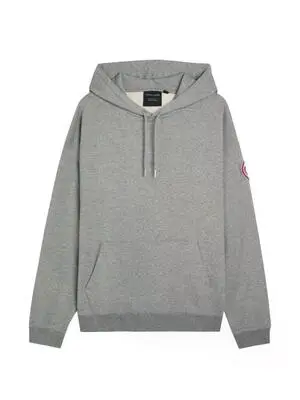 Canada Goose Logo-patch Hoodie - Grey