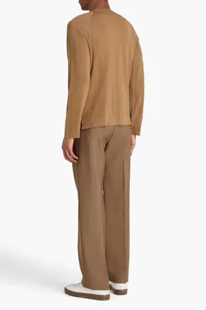 Officine Générale Lyocell, Cotton, And Silk-blend Sweater