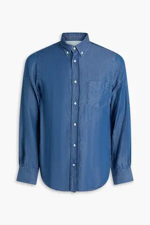 Officine Générale Bart Lyocell Shirt - Blue