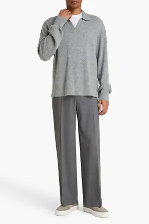 Officine Générale Simone Cashmere Polo Sweater