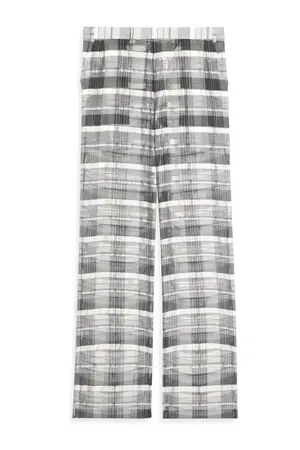 Thom Browne Tapered Checked Silkorganza Pants