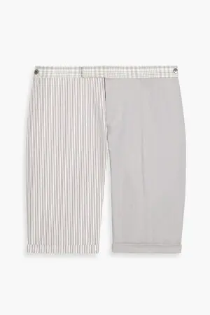 Thom Browne Printed Linen Shorts