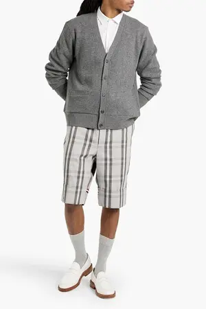 Thom Browne Waffleknit Cashmere Cardigan