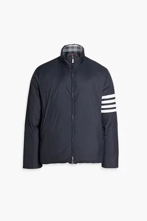 Thom Browne Reversible Striped Shell Down Jacket - Storm Blue