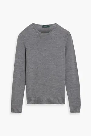 SLOWEAR Zanone Wool Sweater - Anthracite