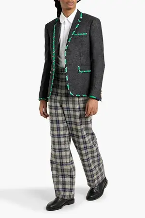 Thom Browne Checked Wool Pants