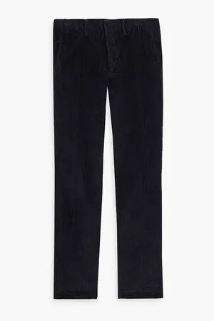 SLOWEAR Incotex Slimfit Cottonblend Corduroy Pants - Navy