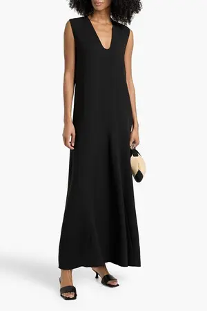 FFORME Mattie Flared Silkcrepe Maxi Dress