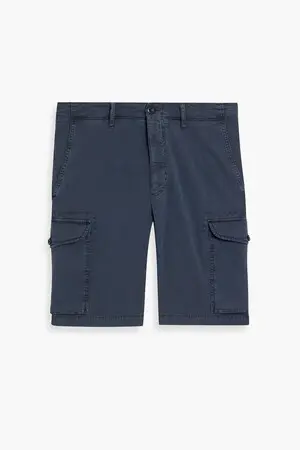 SLOWEAR Incotex Cottonblend Gabardine Cargo Shorts - Navy