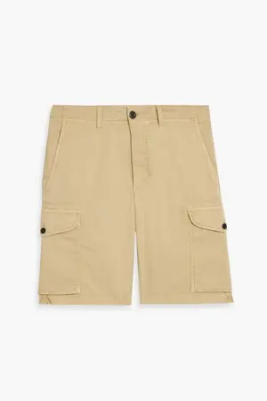 SLOWEAR Incotex Cottonblend Gabardine Cargo Shorts - Sage Green