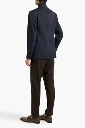 Dunhill Doublebreasted Cotton And Silkblend Blazer