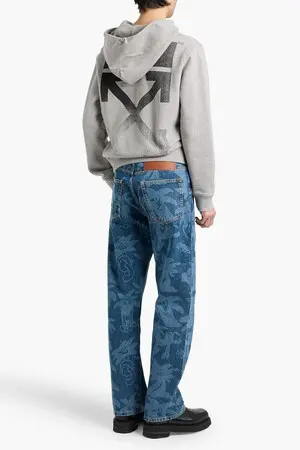 Palm Angels Printed Denim Jeans