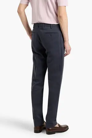 SLOWEAR Montedoro Cotton And Linenblend Twill Suit - Navy