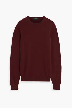 SLOWEAR Zanone Wool And Cashmereblend Sweater - Burgundy