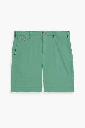SLOWEAR Incotex Slimfit Cottonblend Shorts - Green