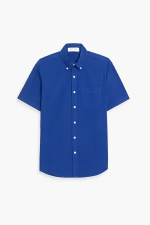 ALEX MILL Mill Cottonpoplin Shirt - Royal Blue
