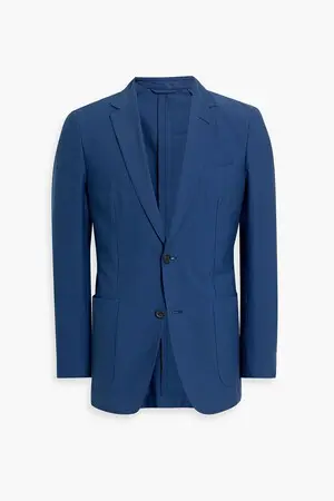 Dunhill Cottonblend Seersucker Blazer - Navy