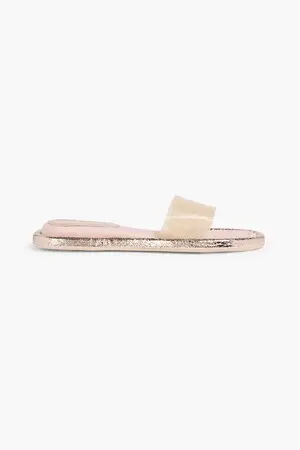 Cult Gaia Aldari Pvc Slides - Rose Gold
