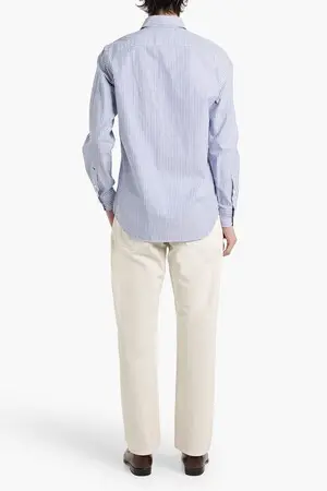 SLOWEAR Glanshirt Striped Cotton Shirt