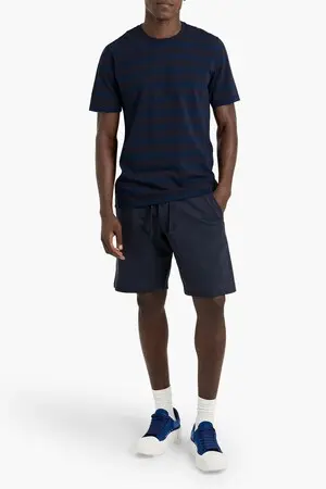 Orlebar Brown Frederick French Cotton-blend Terry Shorts - Navy
