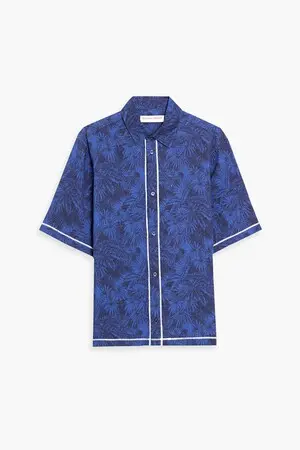 Orlebar Brown Printed Woven Shirt - Royal Blue