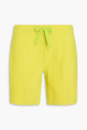 Orlebar Brown Trevone Cottonterry Drawstring Shorts - Bright Yellow