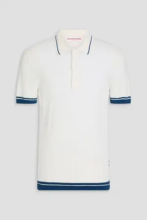 Orlebar Brown Knitted Polo Shirt - Ivory