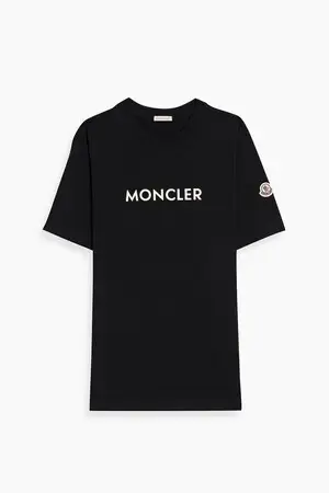 Moncler Appliquéd Cottonjersey Tshirt