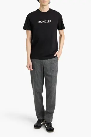 Moncler Appliquéd Cottonjersey Tshirt