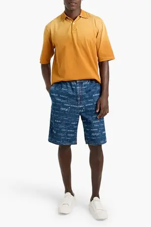 Marni Logoprint Denim Shorts