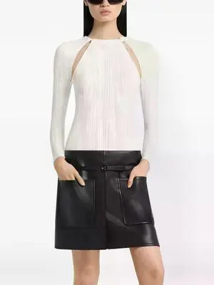 COURREGES Long-sleeve T-shirt - White