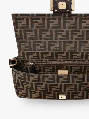 Fendi Baguette Ff Fabric Crossbody