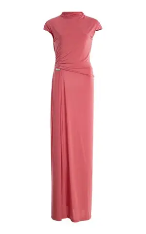 Paris Georgia Nomi Jersey Maxi Dress - Pink