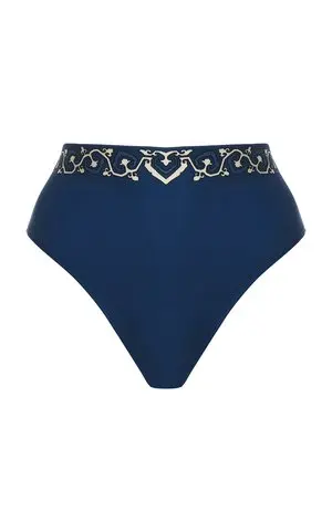 Sea Blaise Printed Bikini Bottom - Navy