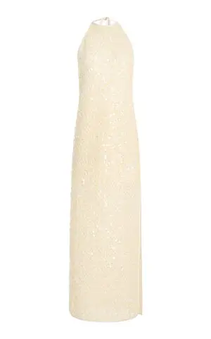 Significant Other Elliott Sequined Maxi Dress - Yellow