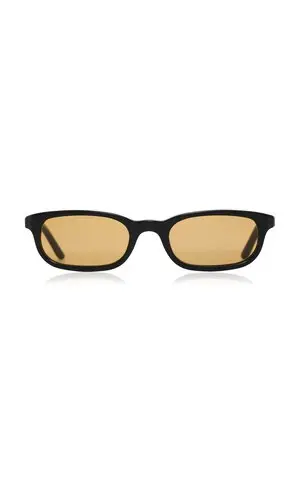 BRU EYEWEAR Flossie Square-frame Acetate Blue Light Glasses - Yellow