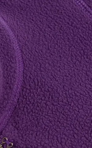 COLLEEN ALLEN Victorian-inspired Fleece Jacket - Purple