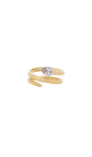 LUV AJ The Marias Coil Ring In Metallic - Gold