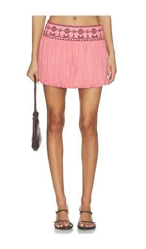 Rococo Sand Bubble Hem Mini Skirt