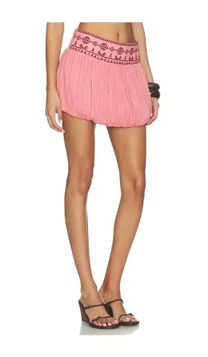 Rococo Sand Bubble Hem Mini Skirt