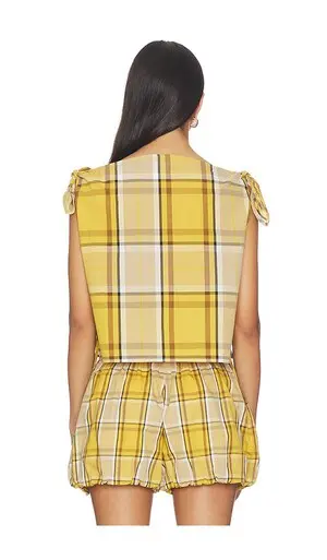 Sea Copeland Plaid Top
