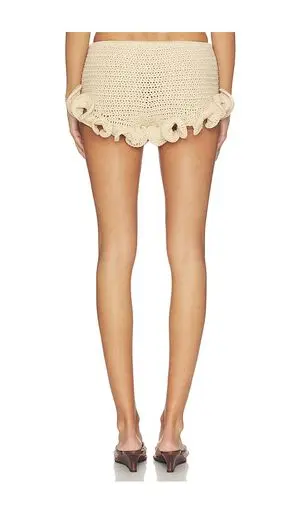 LOVERS AND FRIENDS Emiko Short In Beige