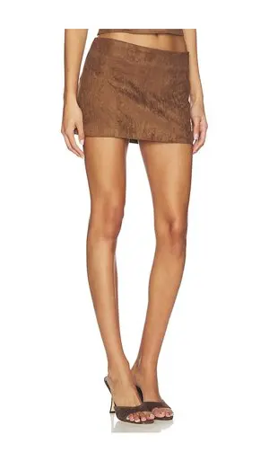 RUNAWAY THE LABEL Kitty Low Rise Mini Skirt