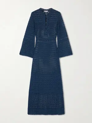 ERES Madone Open-knit Maxi Dress
