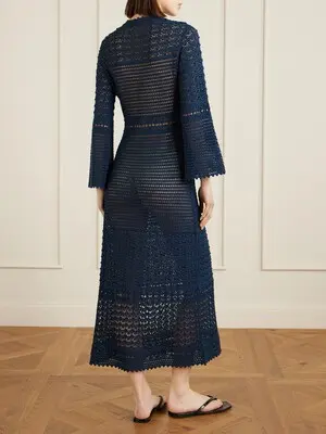 ERES Madone Open-knit Maxi Dress