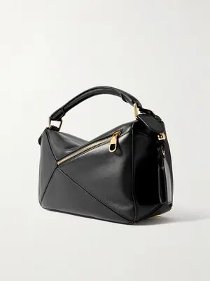 Loewe Featherlight Puzzle Small Shoulder Bag - Black