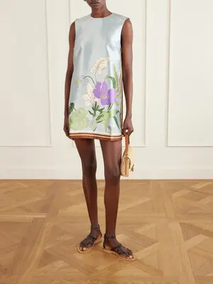 ALEMAIS Alfie Floral-print Mini Dress