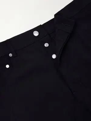 Rick Owens Geth Straight-leg Virgin Wool Trousers - Black
